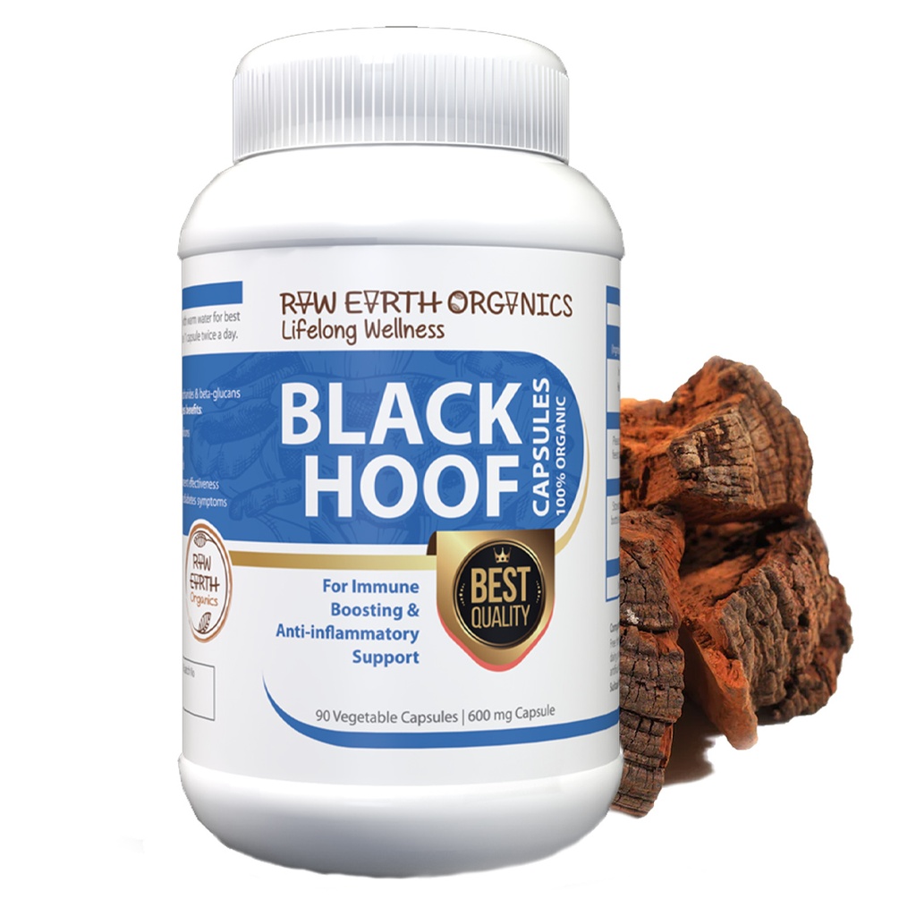 Raw Earth Organics Black Hoof Mushroom 90's | CannaMart