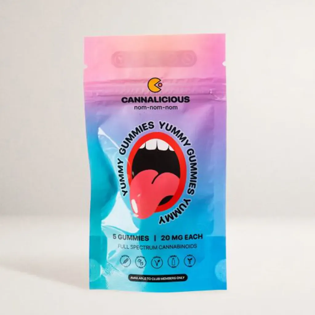 Cannalicious Yummy Gummies 100mg (5x20mg) | Cannamart