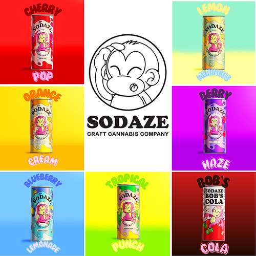 Sodaze Infused Craft Soda 30mg (250ml) | Cannamart