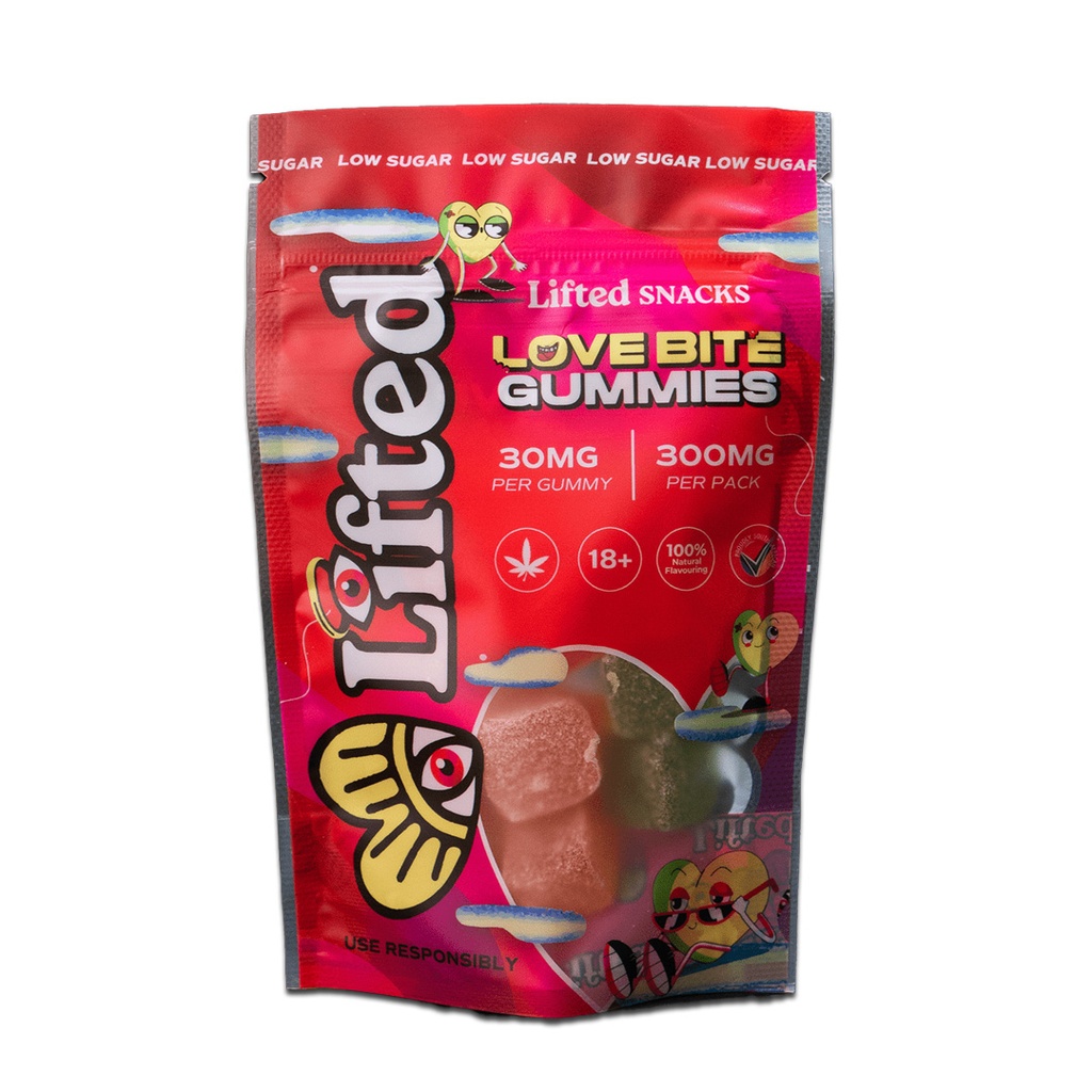 Lifted Love Bite Gummies (Low Sugar) | Cannamart