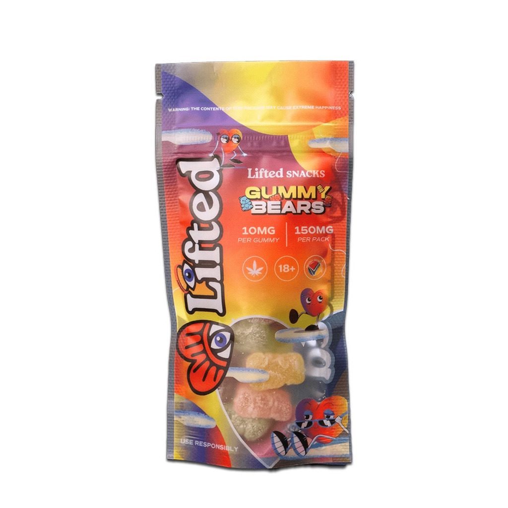 Lifted Sugar-Coated Gummy Bears 150mg (15x10mg) | Cannamart