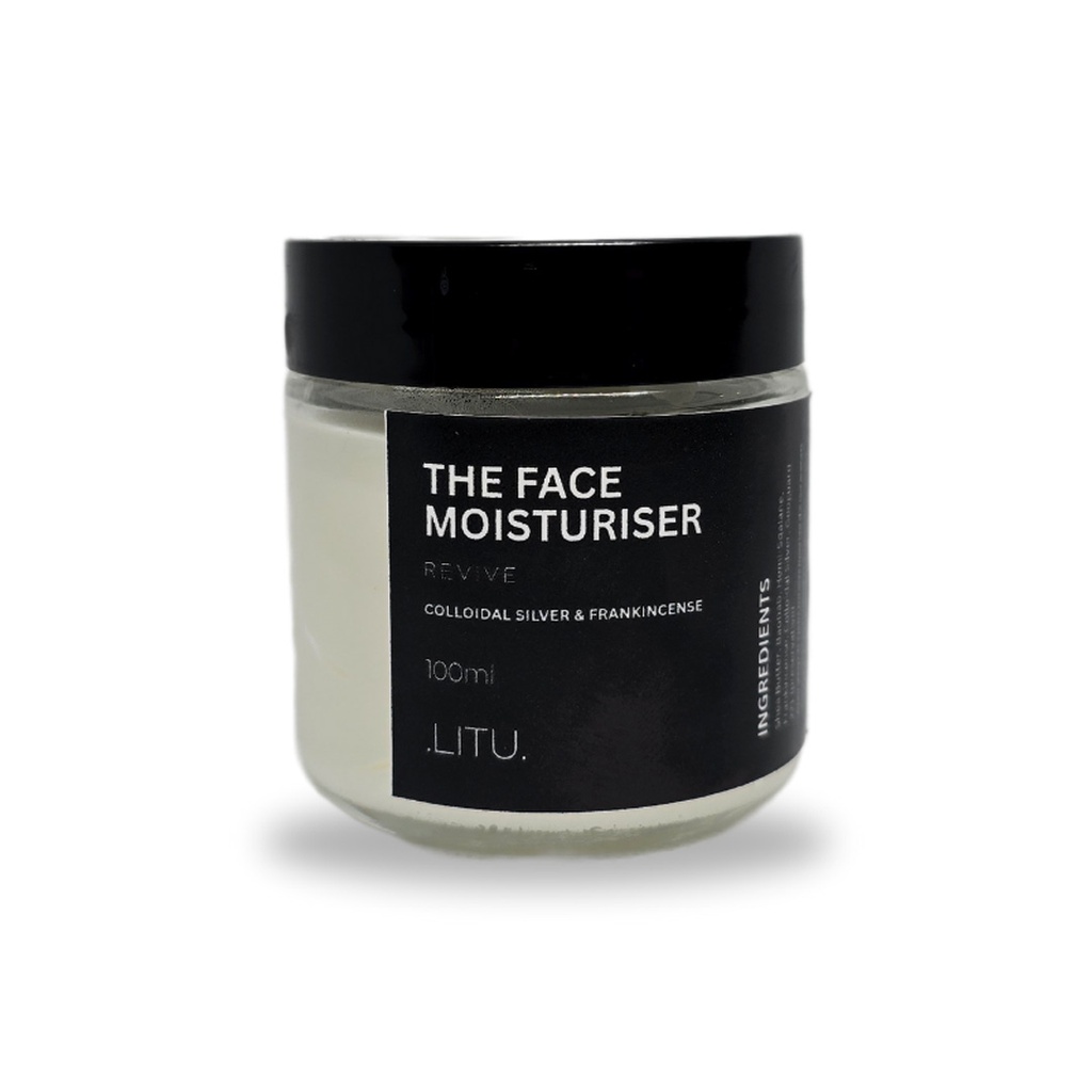 The Face Moisturiser - Revive (Colloidal Silver & Frankincense) 100ml ...
