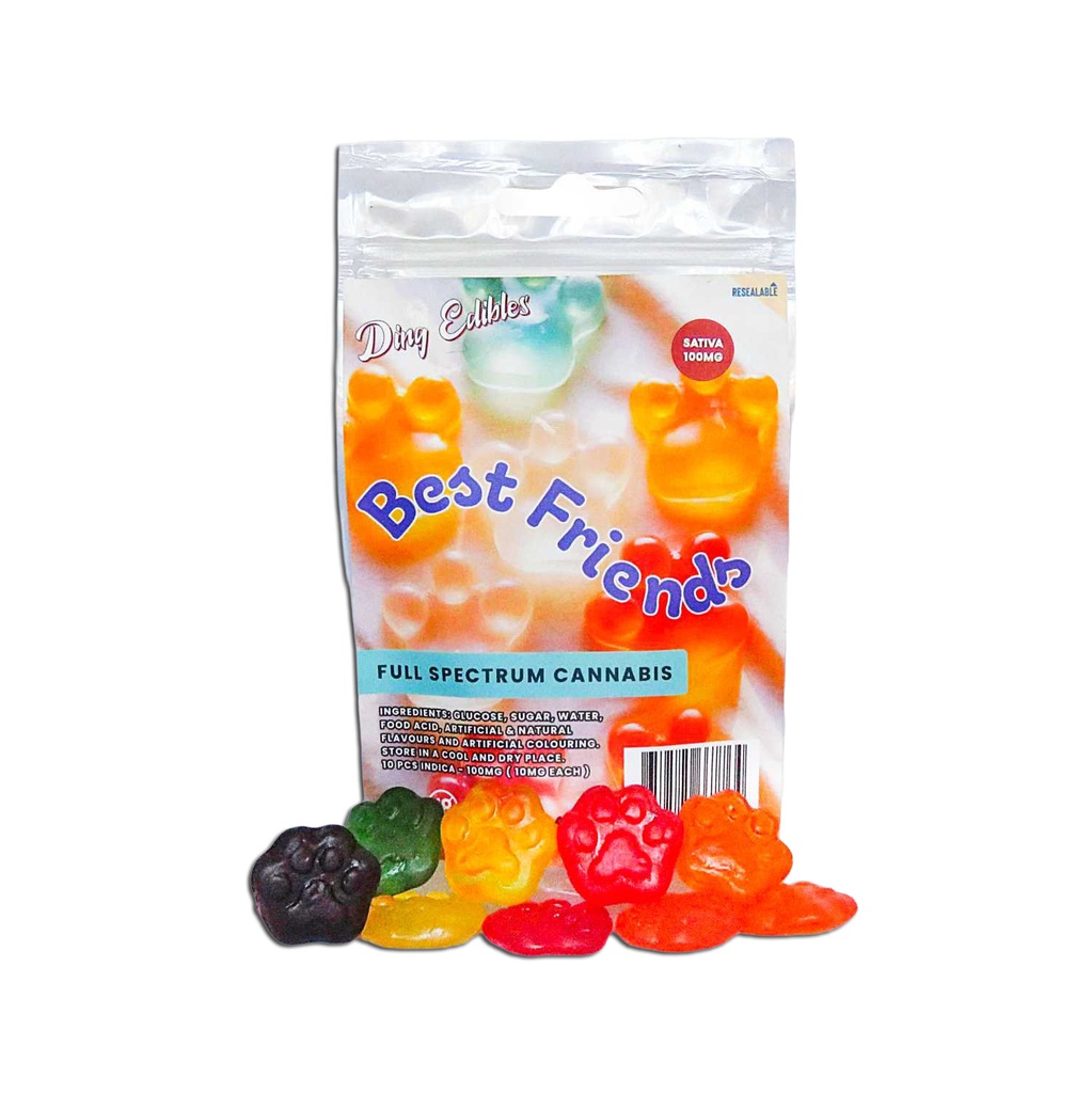 Gummies - Best Friends 100mg (10x10mg) - Sativa | Cannamart