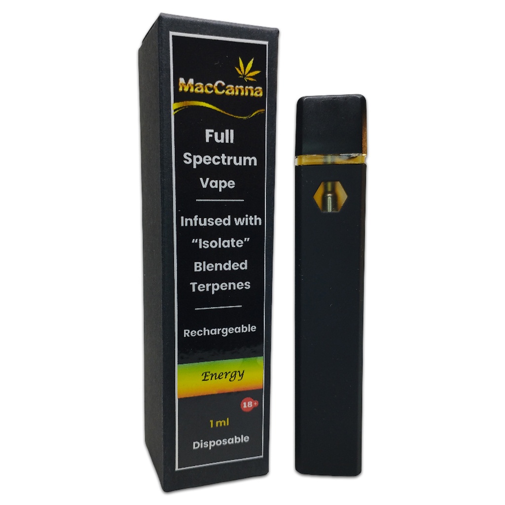Full Spectrum Disposable Vape 1ml - "Energy" | Cannamart
